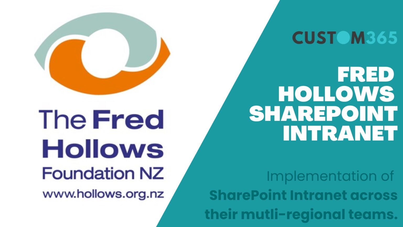 Case Study - Fred Hollows SharePoint Intranet | Custom365
